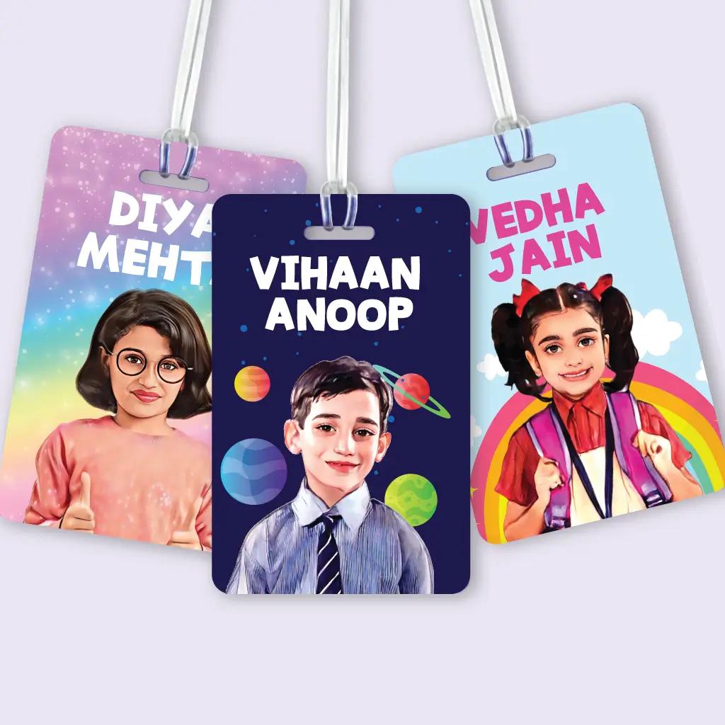 Personalised Name Tags for School Bags | TADA KIDS