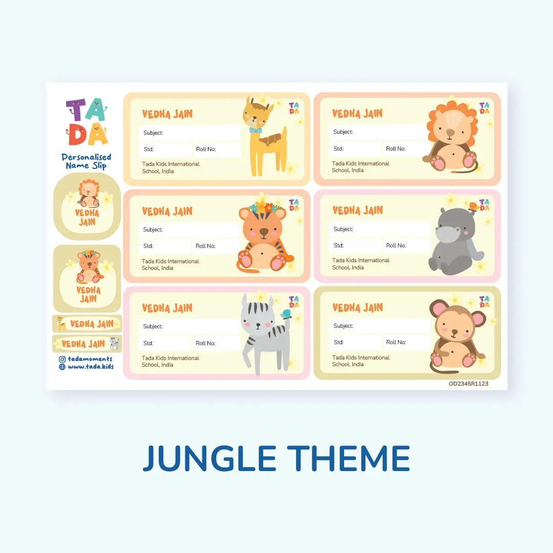 Personalised Name Slip for Kids with Name | TADA KIDS