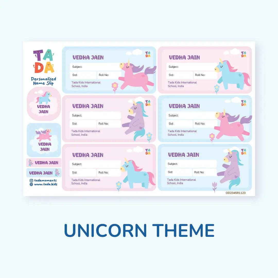 Personalised Name Slip for Kids with Name | TADA KIDS