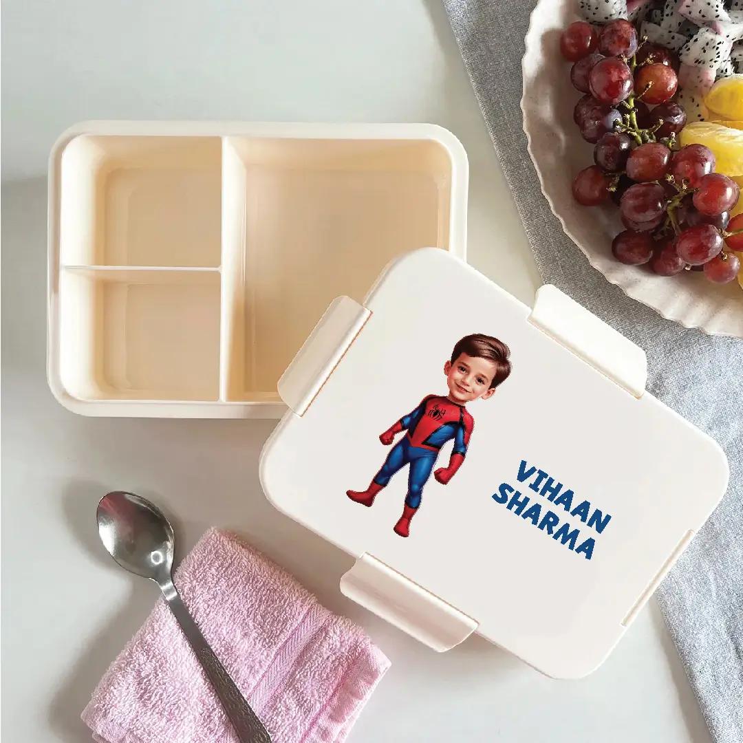 Personalised Caricature Lunch Box for Kids | Tada India