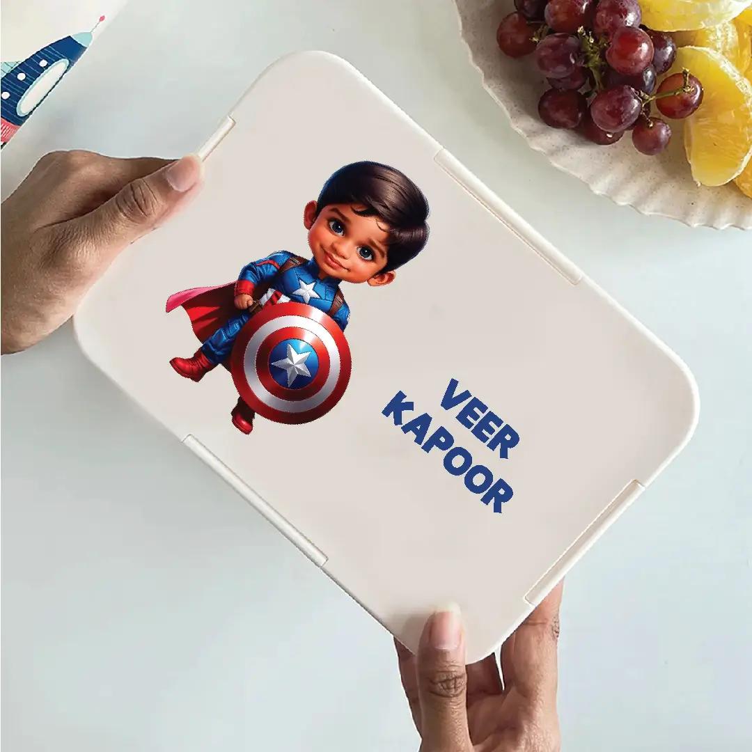 Personalised Caricature Lunch Box for Kids | Tada India